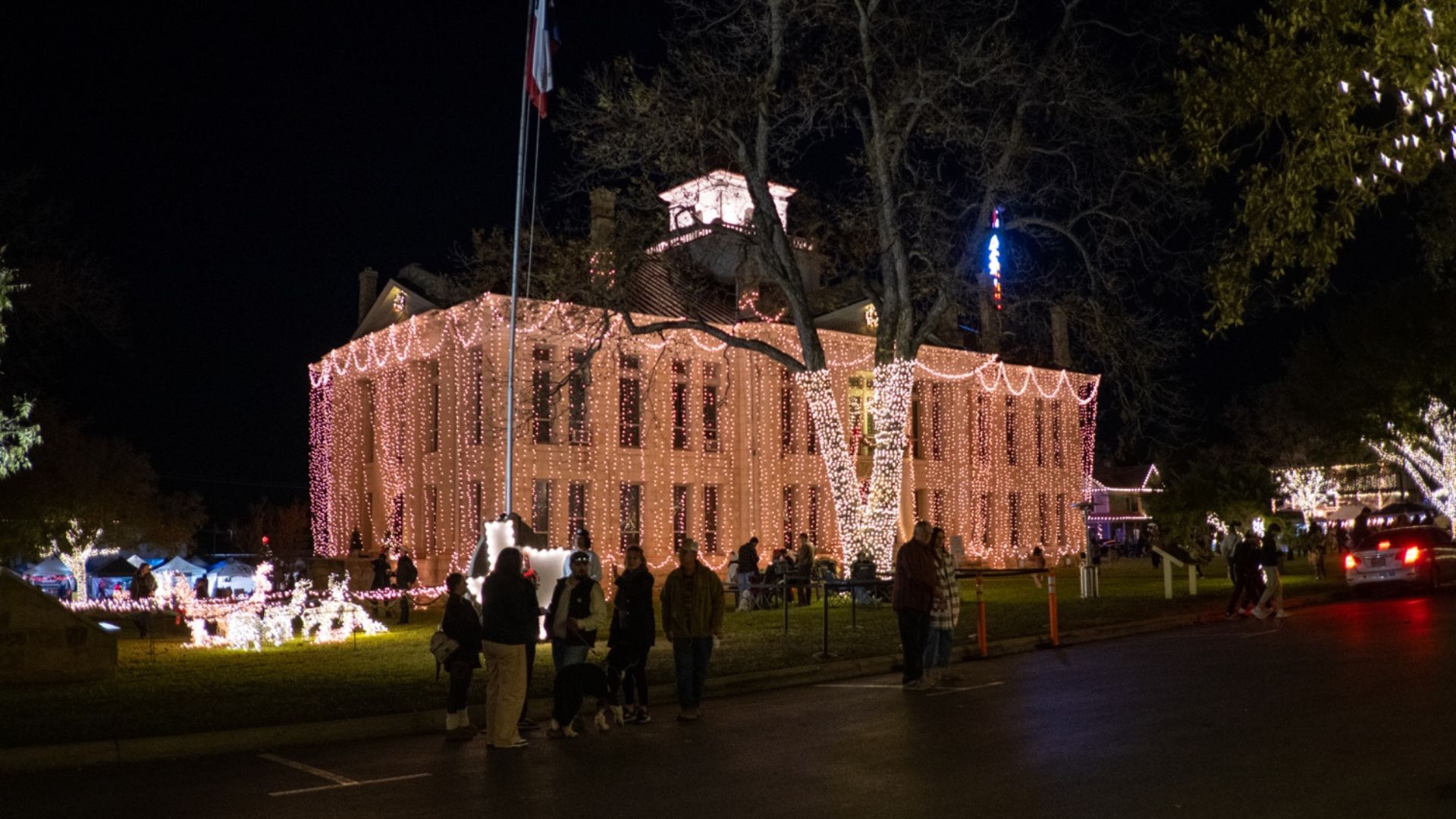 Christmas Lights Spectacular Courthouse Johnson City | ExploreJCTX
